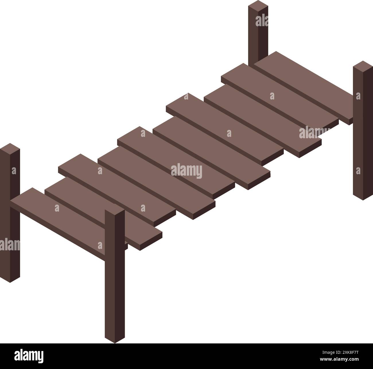 Simple beam bridge Cut Out Stock Images & Pictures - Alamy