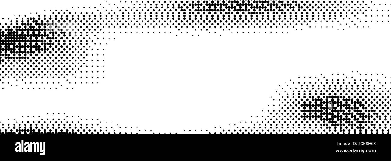 Wavy pixelated bitmap gradient texture. Dither spots background. 8 bit ...