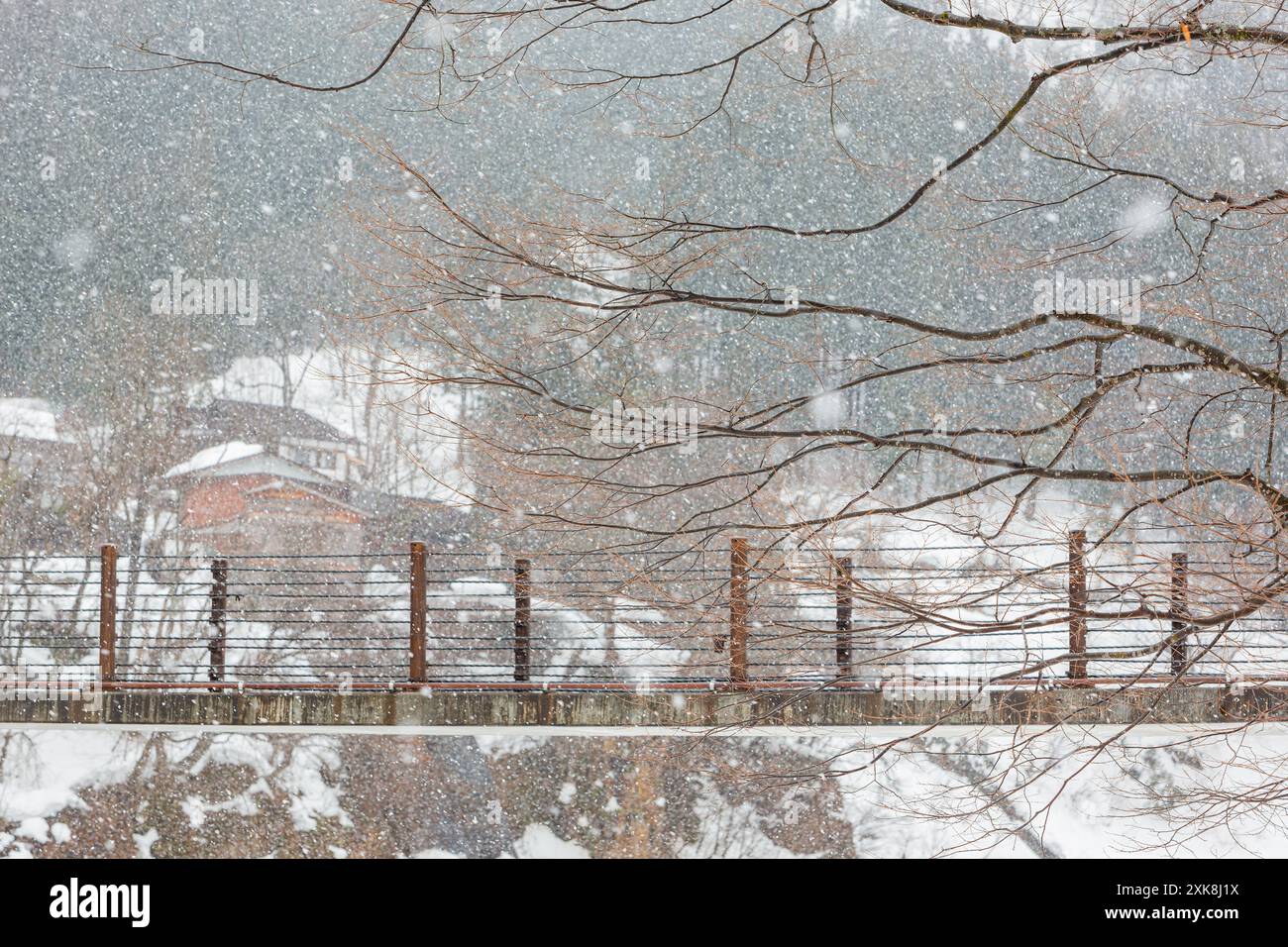 Shirakawa go bridge hi-res stock photography and images - Alamy