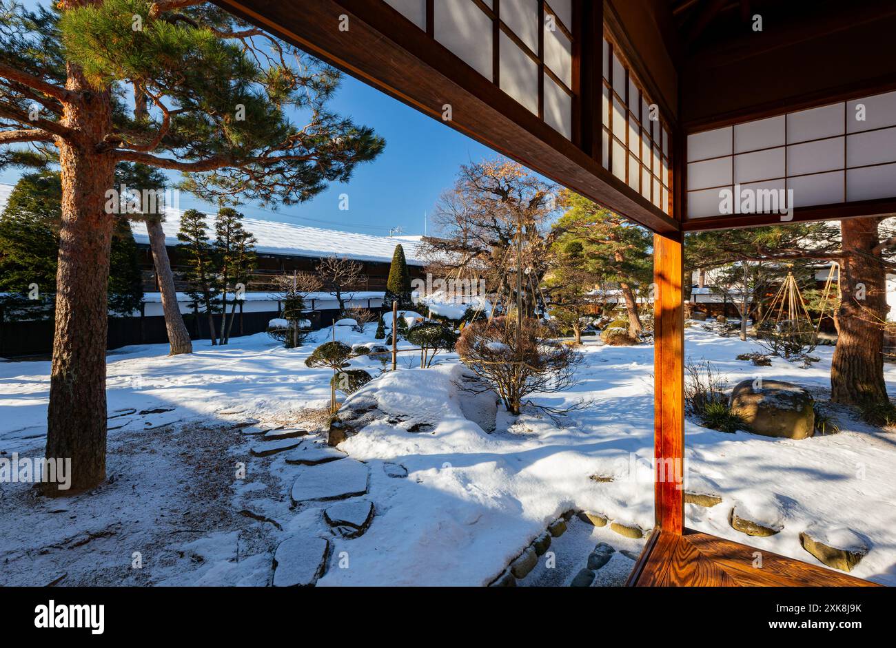 Daytime view of the beautiful Takayama Jinya at Japan Stock Photo - Alamy