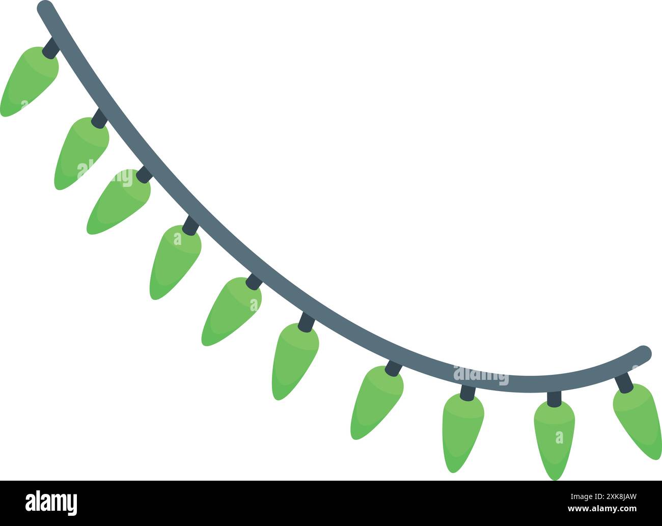 Christmas tree decorations string Stock Vector Images - Alamy