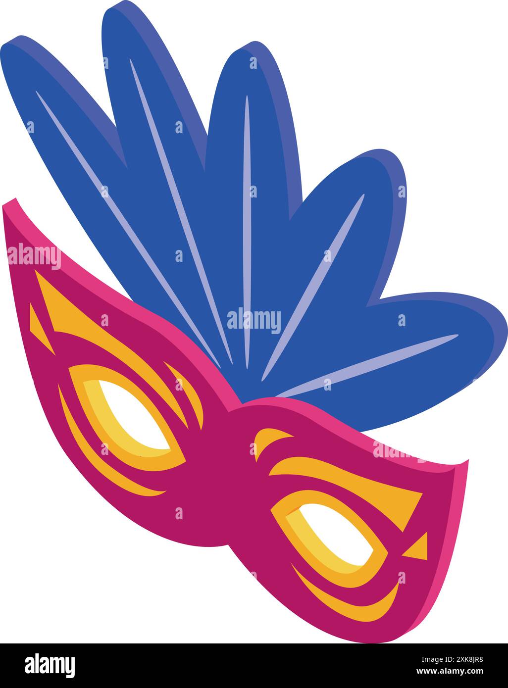 Colorful carnival mask with feathers is ready for party celebration ...