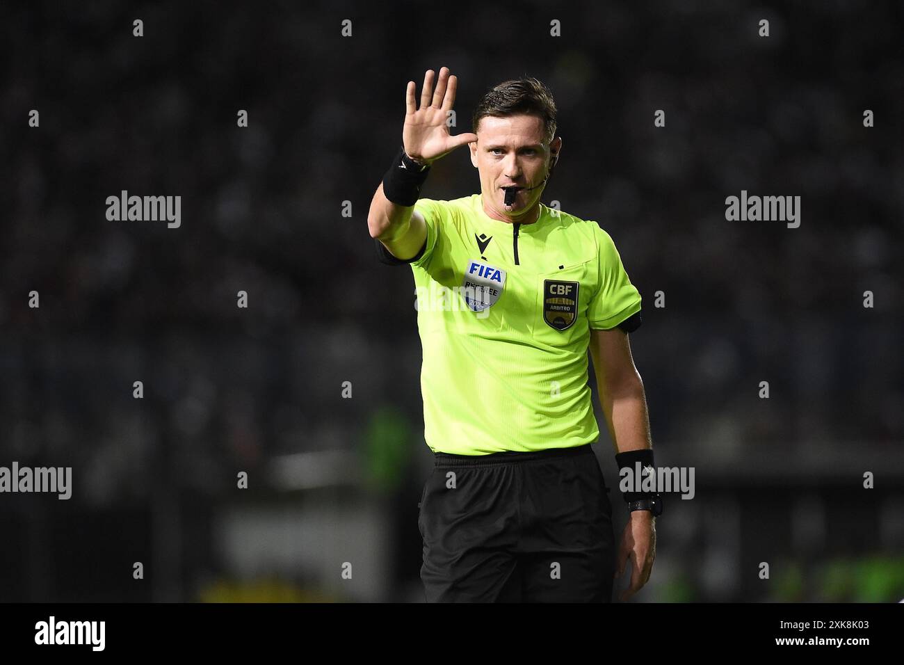 Rio de Janeiro, Brazil, June 29, 2024. Football referee Ramon Abatti ...