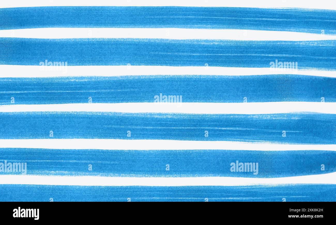 Marine abstract background with watercolor blue stripes isolated on ...