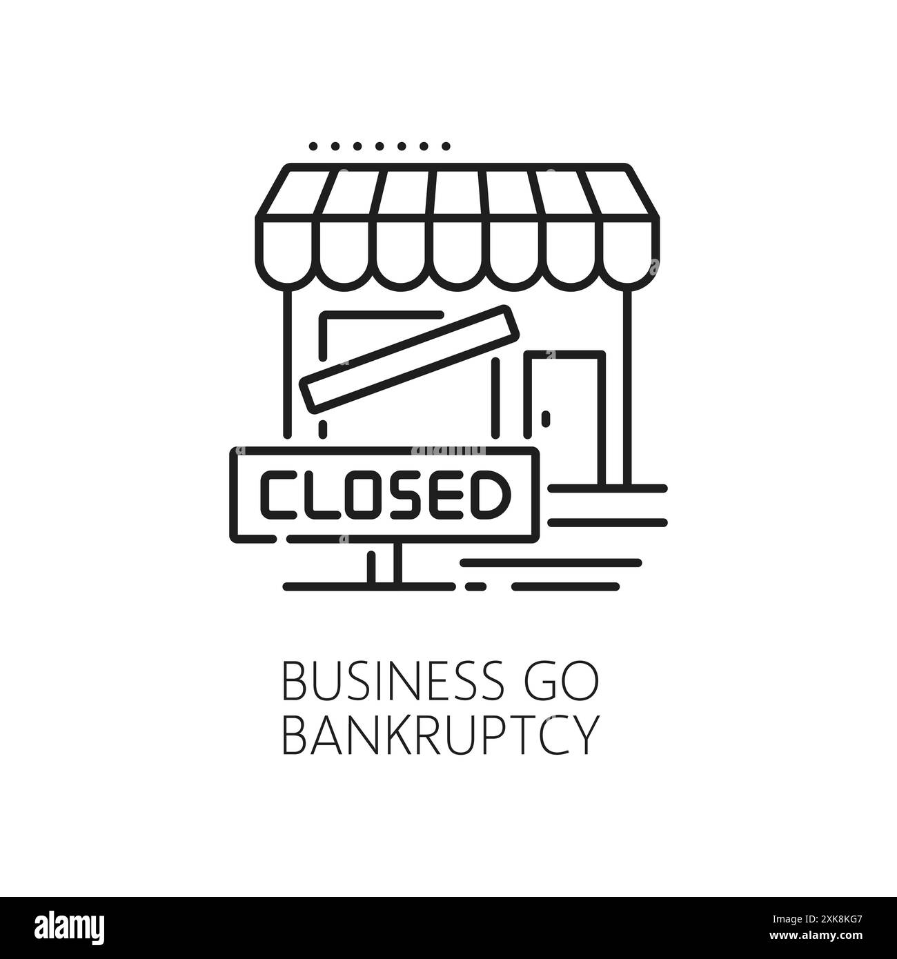 Closed down supermarket Stock Vector Images - Alamy