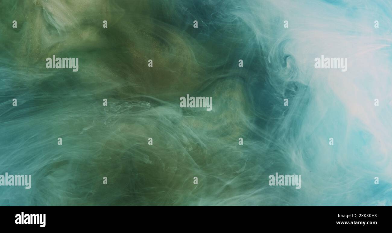 Steam twist. Shiny fog cloud. Smog ink paint. Fantasy golden vapor ...