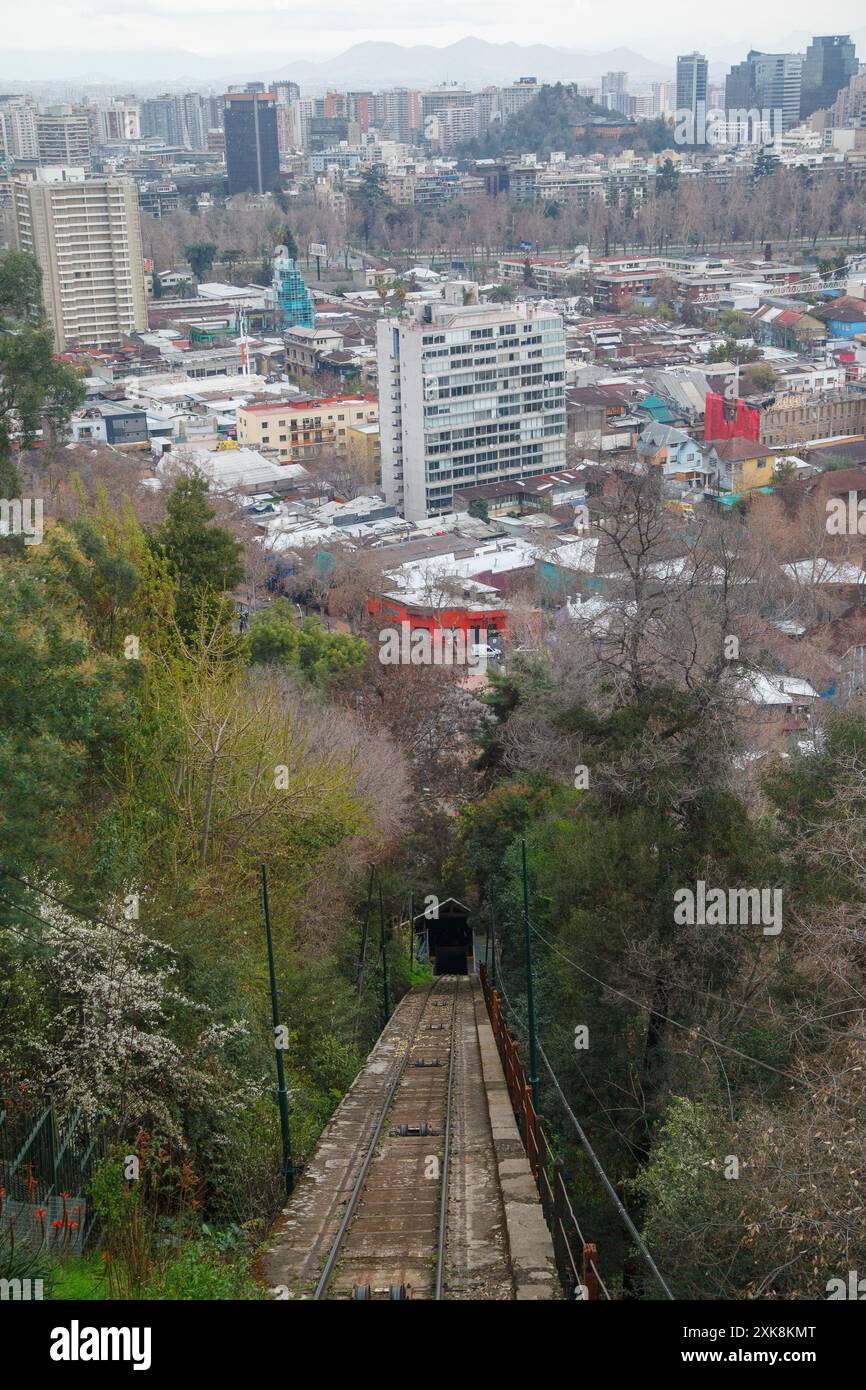 Funicular cerro san cristobal hi-res stock photography and images - Alamy