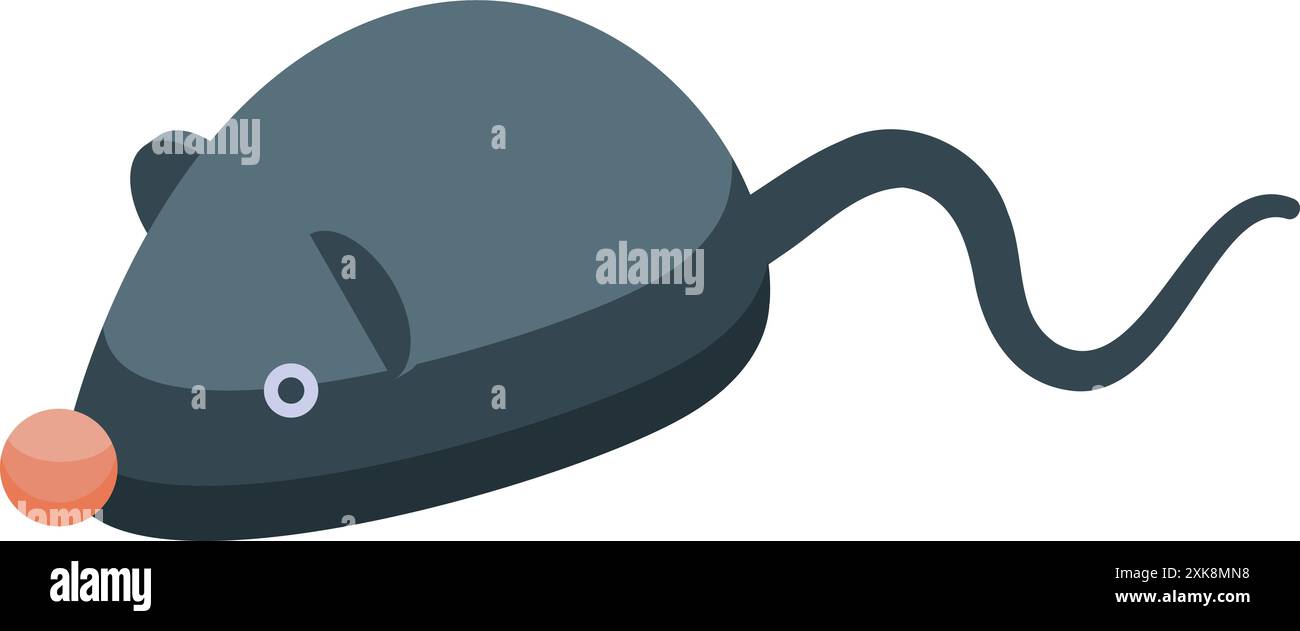 Computer mouse looking like a small grey mouse is connecting user with ...