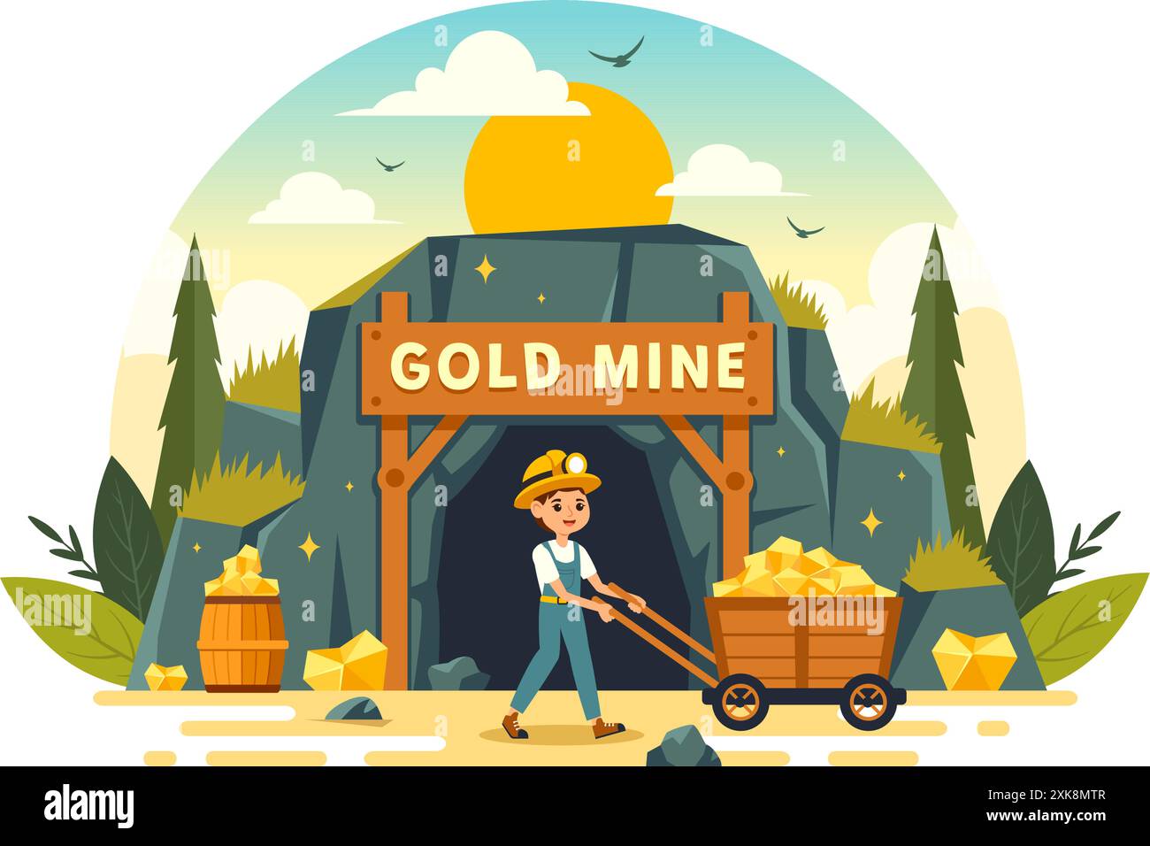 Piles of stone vector hi-res stock photography and images - Alamy