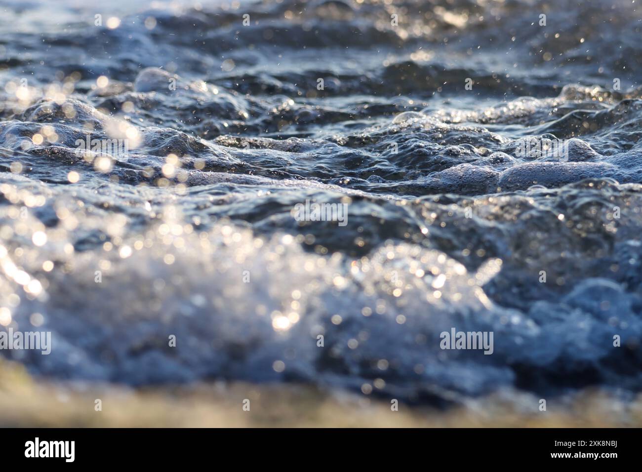 Blue water. Selective focus. Ocean water. Sea water Stock Photo - Alamy