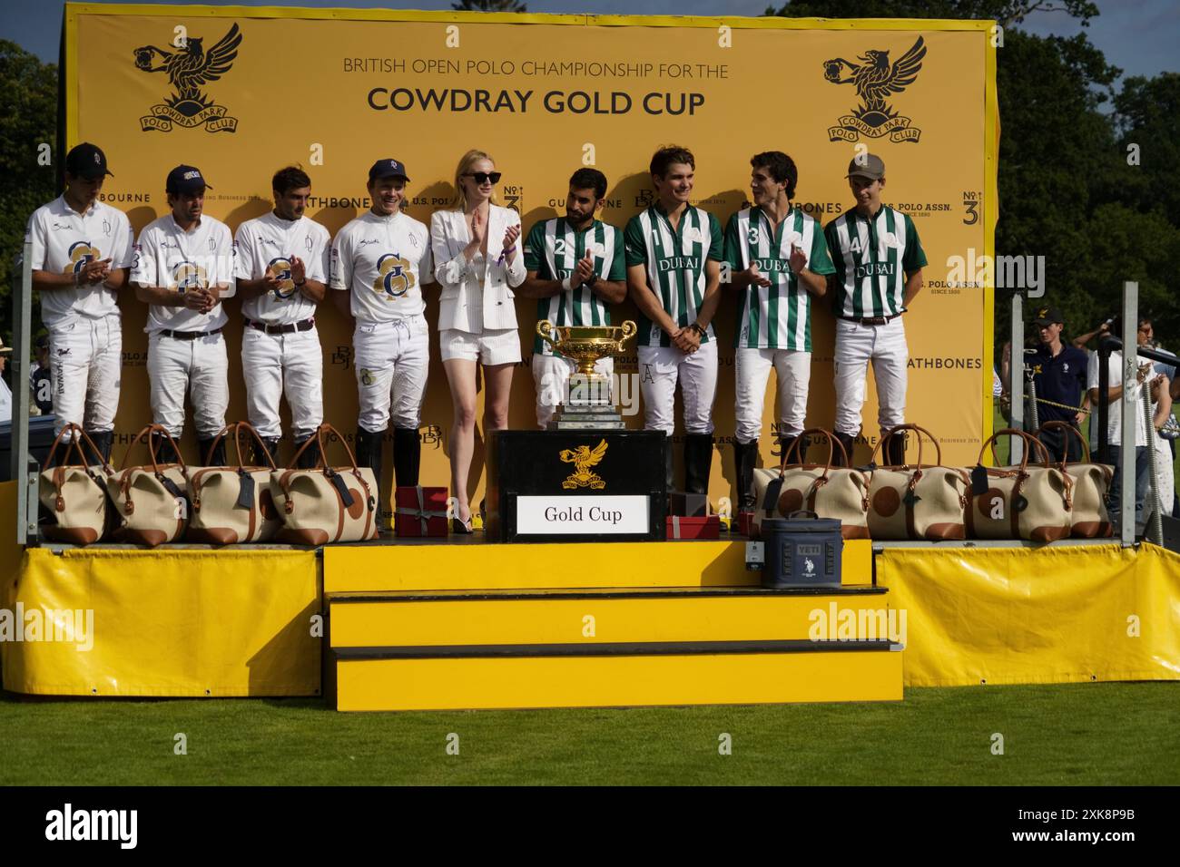 Actress Sophie Turner At the British Open Polo Championship ...