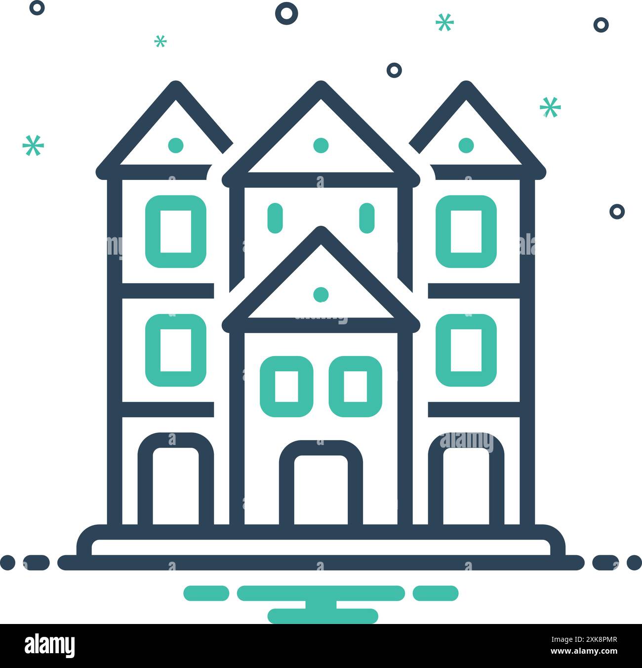 Victorian house Stock Vector Images - Alamy