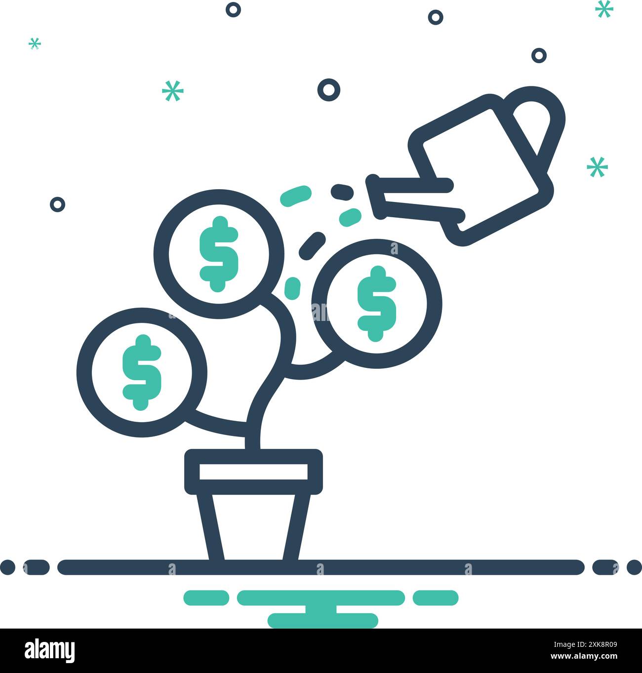 Money infusion Stock Vector Images - Alamy