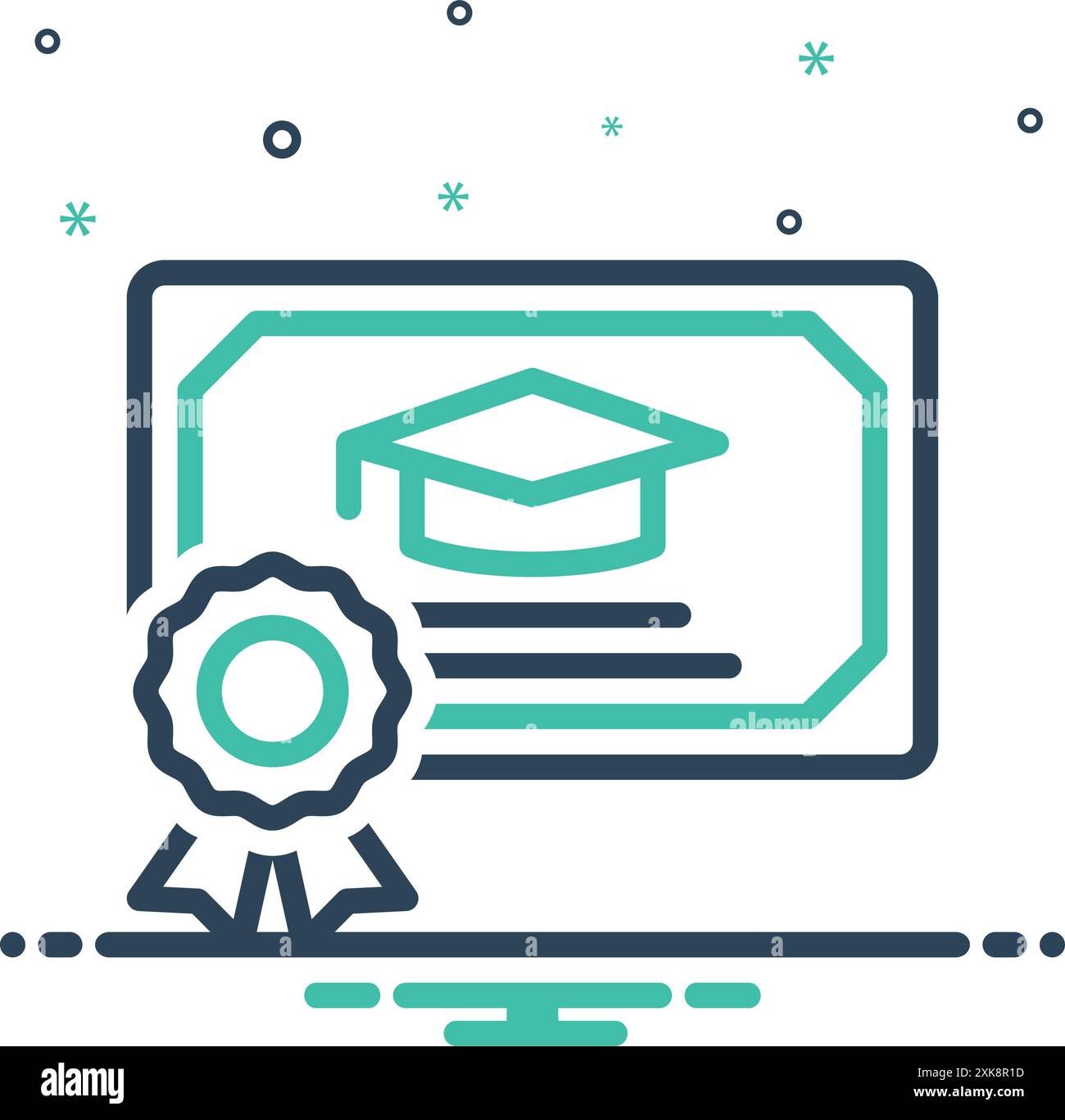 Masters degree illustration Stock Vector Images - Alamy