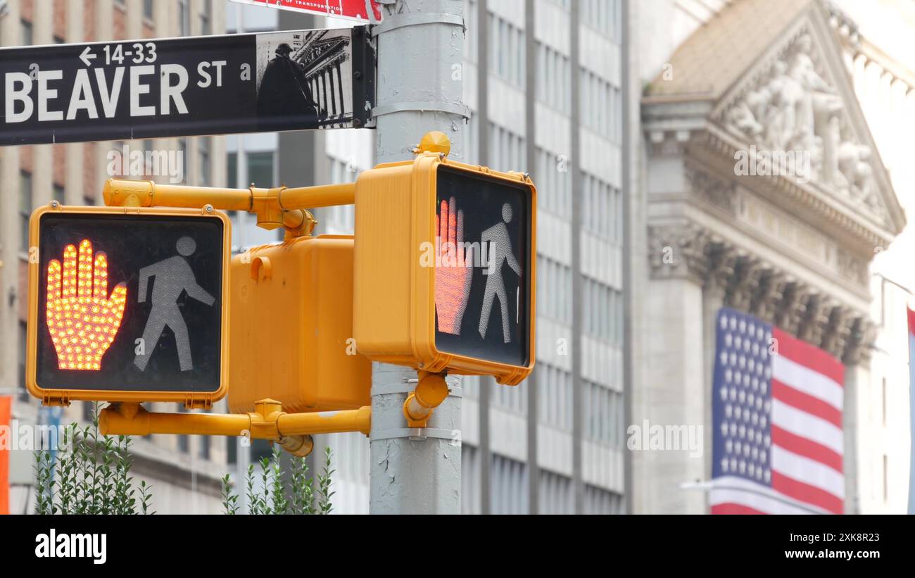 New York City, United States. Manhattan Downtown Financial District ...