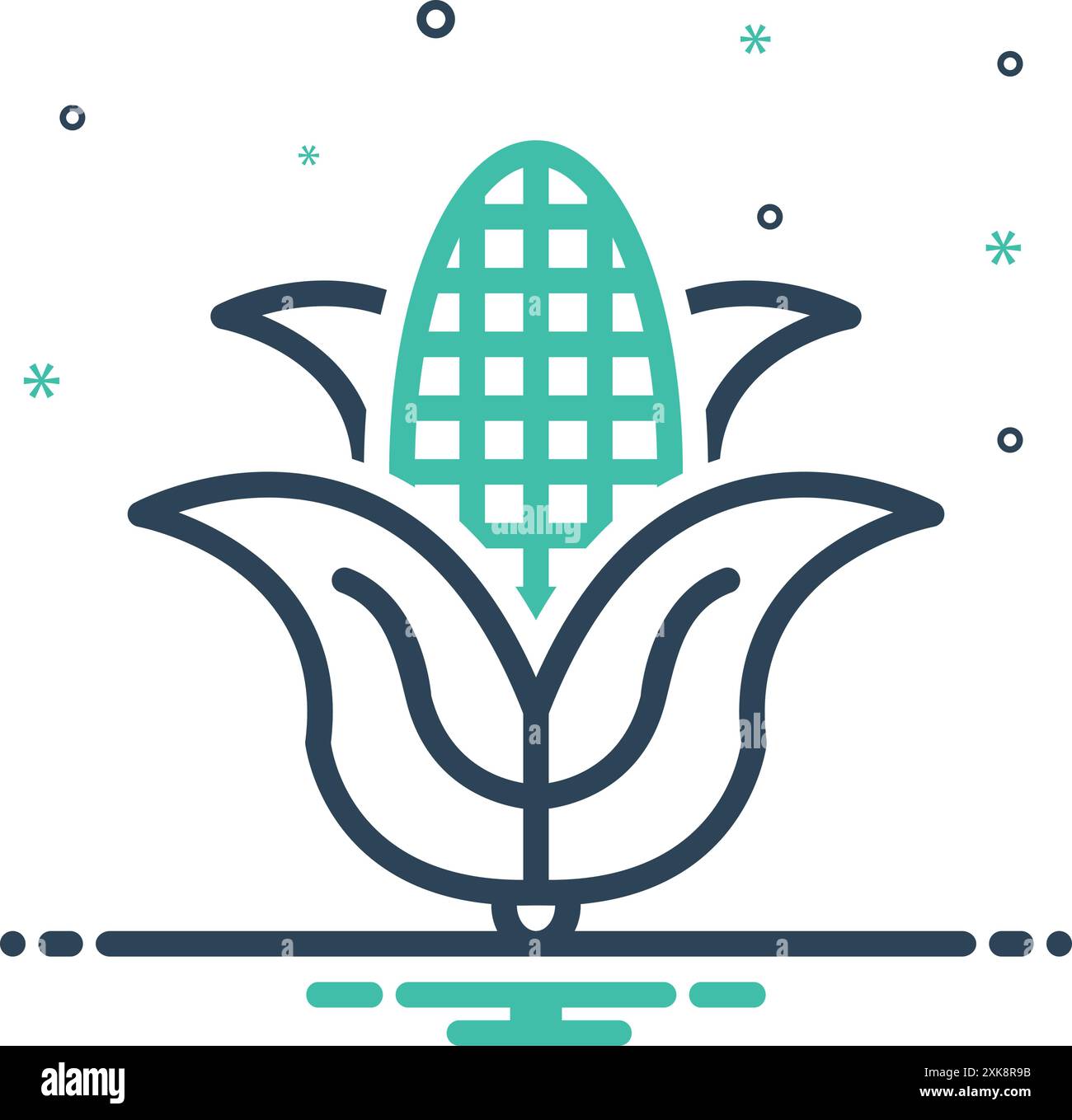 Corn or maize Stock Vector Images - Alamy