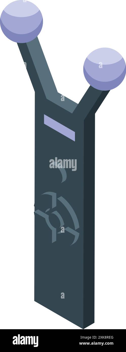 Futuristic remote control with sensors detecting signals, innovative ...