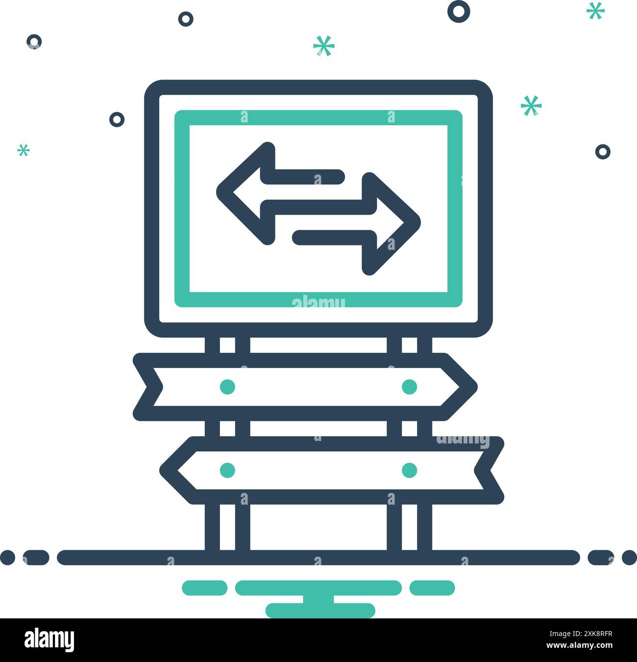 Icon for directions,guidelines Stock Vector Image & Art - Alamy