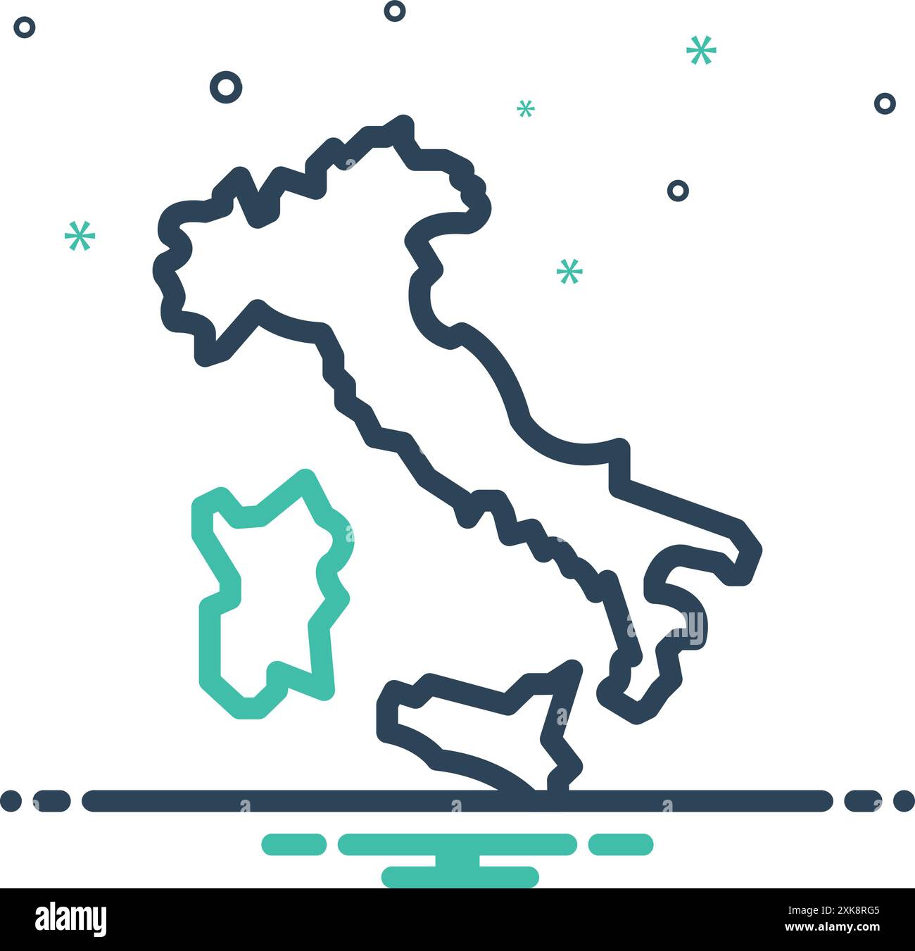 Icon for italia,map Stock Vector Image & Art - Alamy