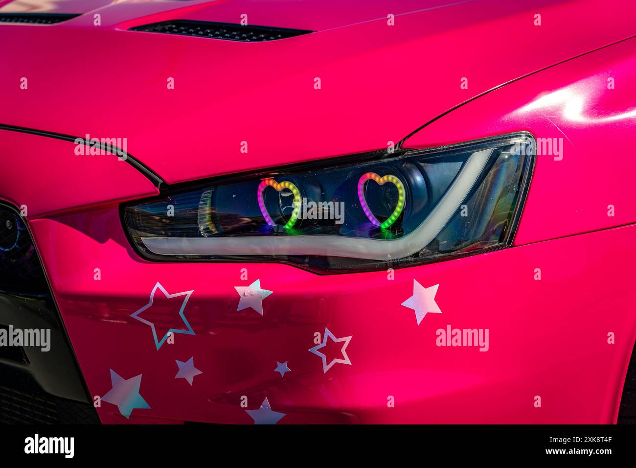 Gold Coast, QLD, Australia - Custom heart-shaped headlights on ...