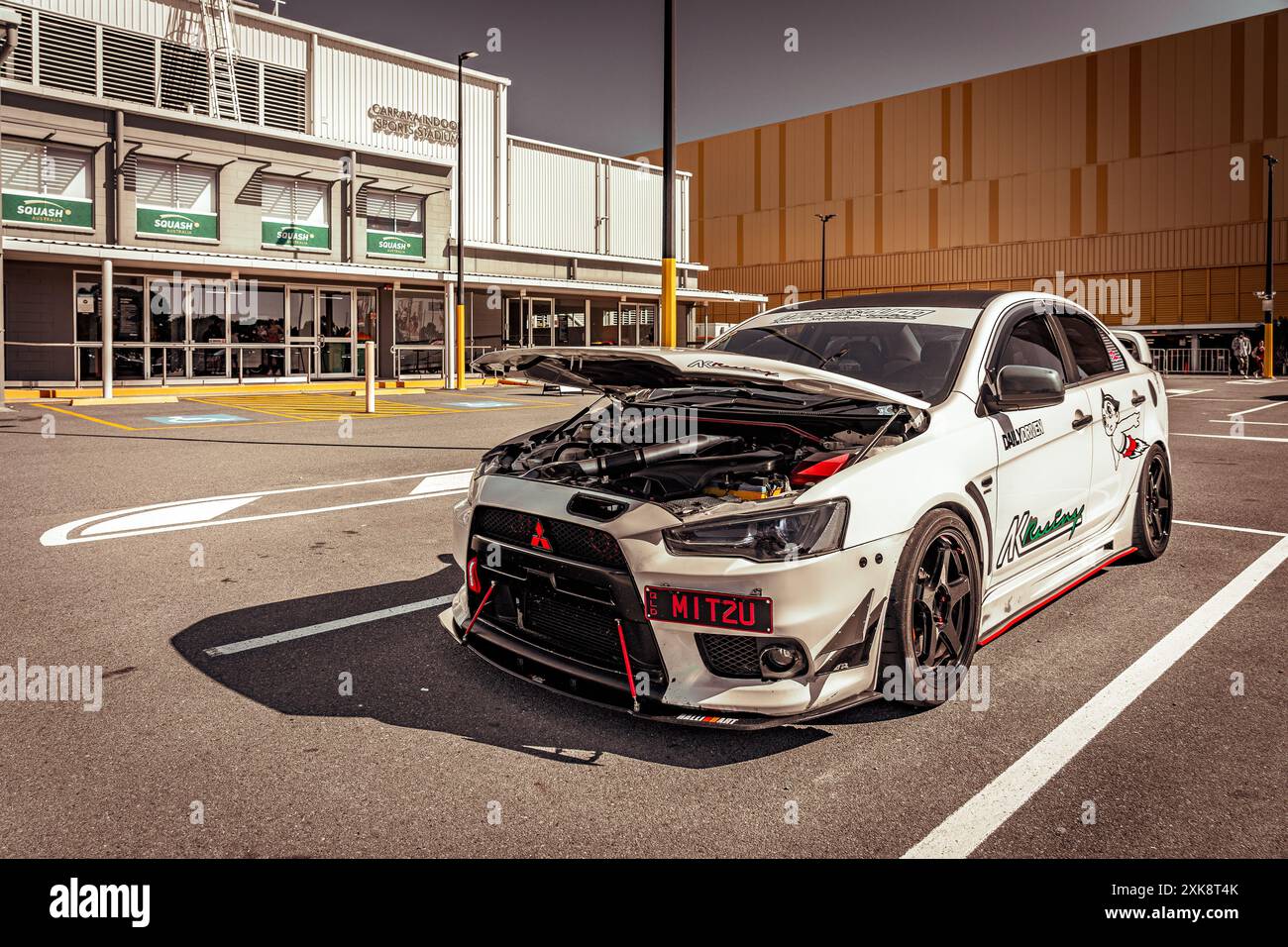 Gold Coast, QLD, Australia - Mitsubishi Lancer Evo X car Stock Photo ...