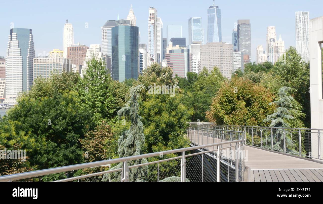 New York City Manhattan Downtown Financial District Skyline cityscape ...