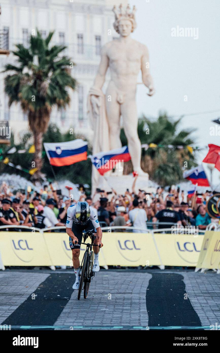 Nice, France. 21st July, 2024. Cycling - 2024 Tour de France - Stage 21 ...