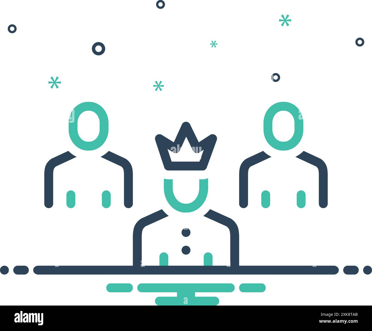 Symbol negotiator Stock Vector Images - Alamy