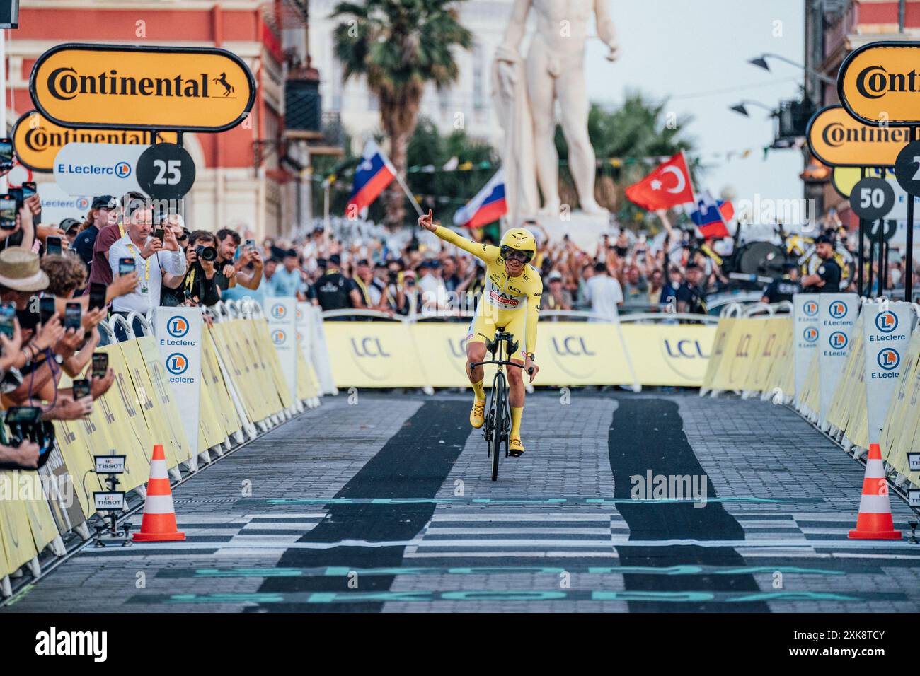 Nice, France. 21st July, 2024. Cycling - 2024 Tour de France - Stage 21 ...