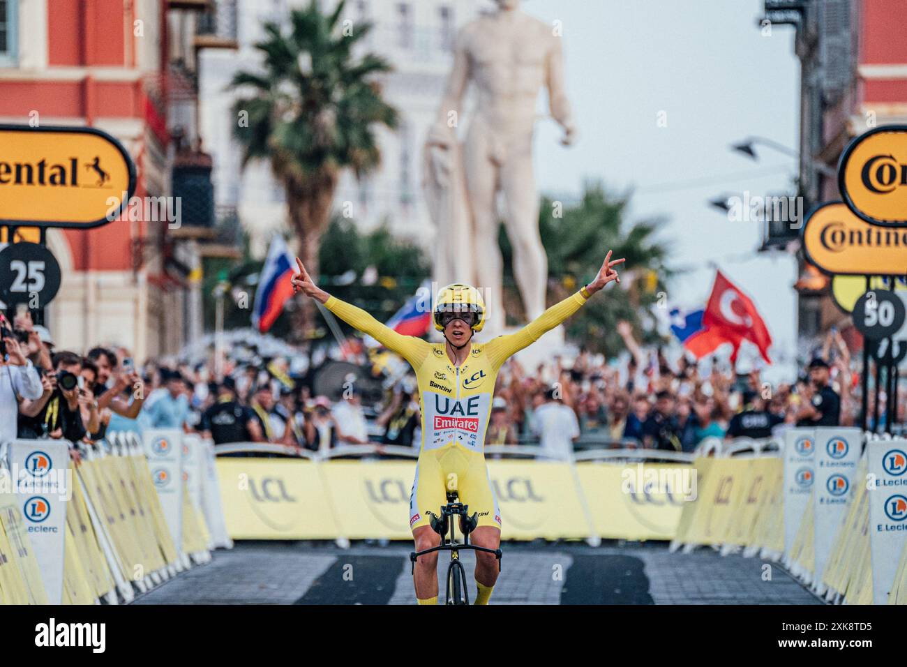 Nice, France. 21st July, 2024. Cycling - 2024 Tour de France - Stage 21 ...