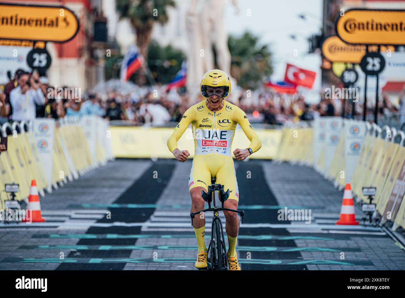 Nice, France. 21st July, 2024. Cycling - 2024 Tour de France - Stage 21 ...