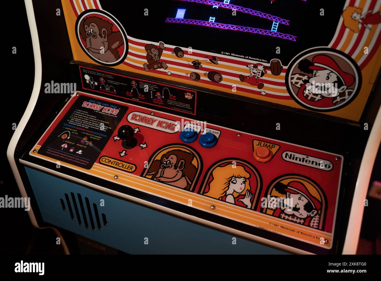 Berlin-Mitte Themenbild - Arcade-Automat Donkey Kong im ...