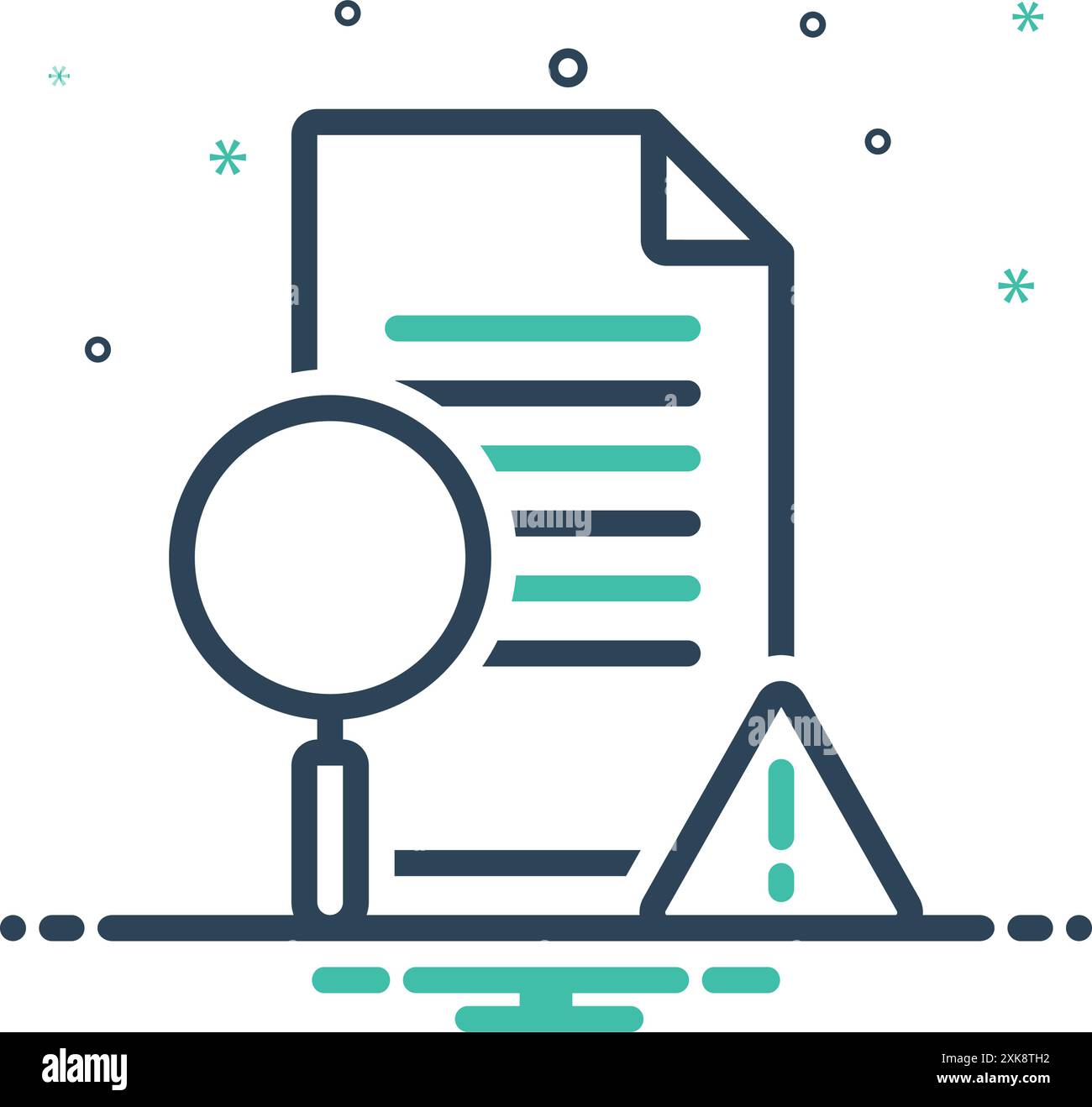 Icon for examined,investigate Stock Vector Image & Art - Alamy