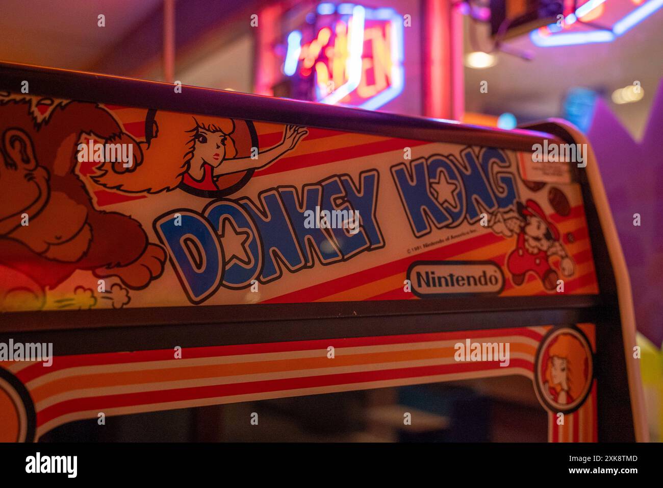 Berlin-Mitte Themenbild - Arcade-Automat Donkey Kong im ...