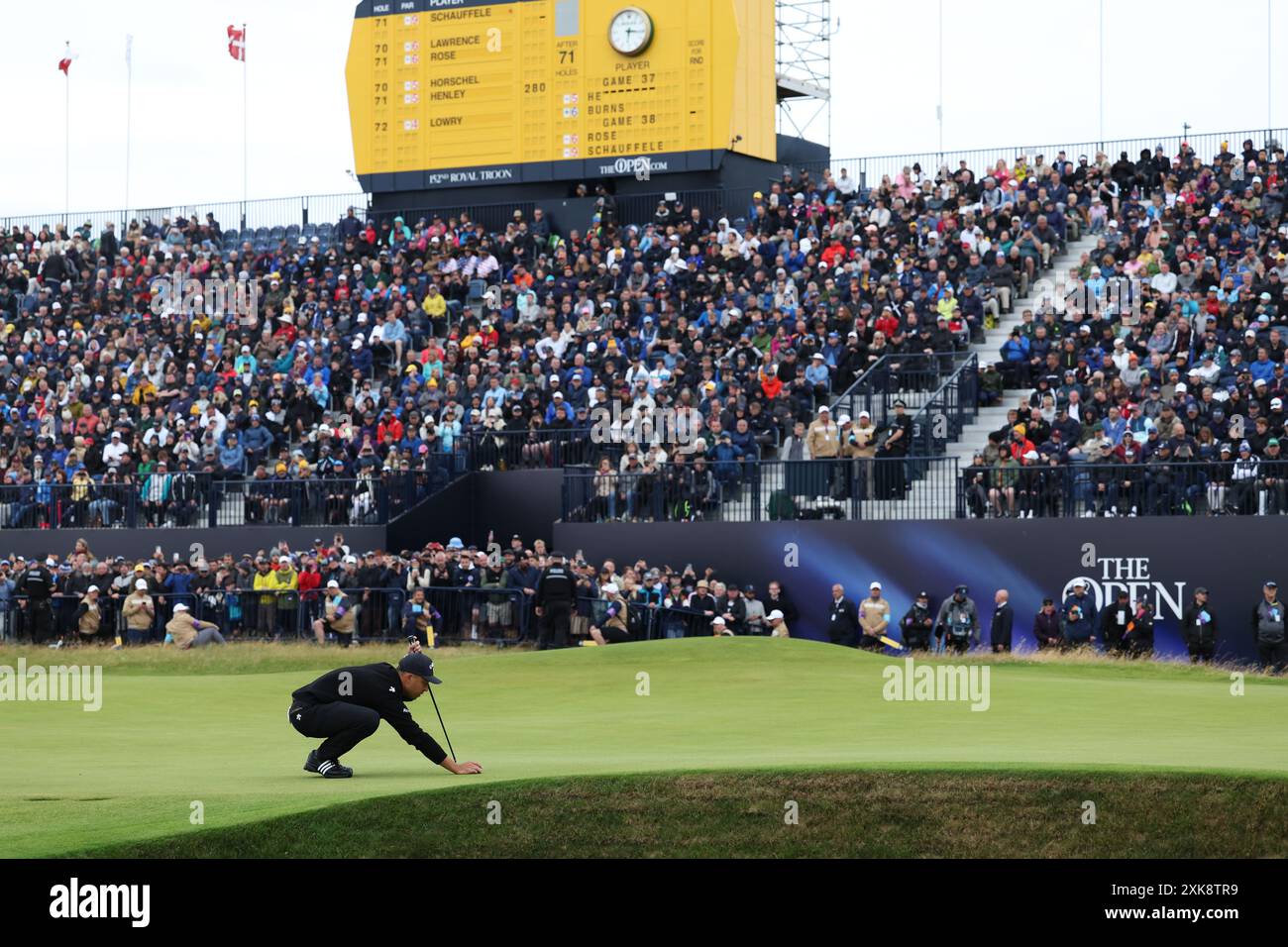 Troon, Scotland, UK. 21st July, 2024. United States' Xander Schauffele ...