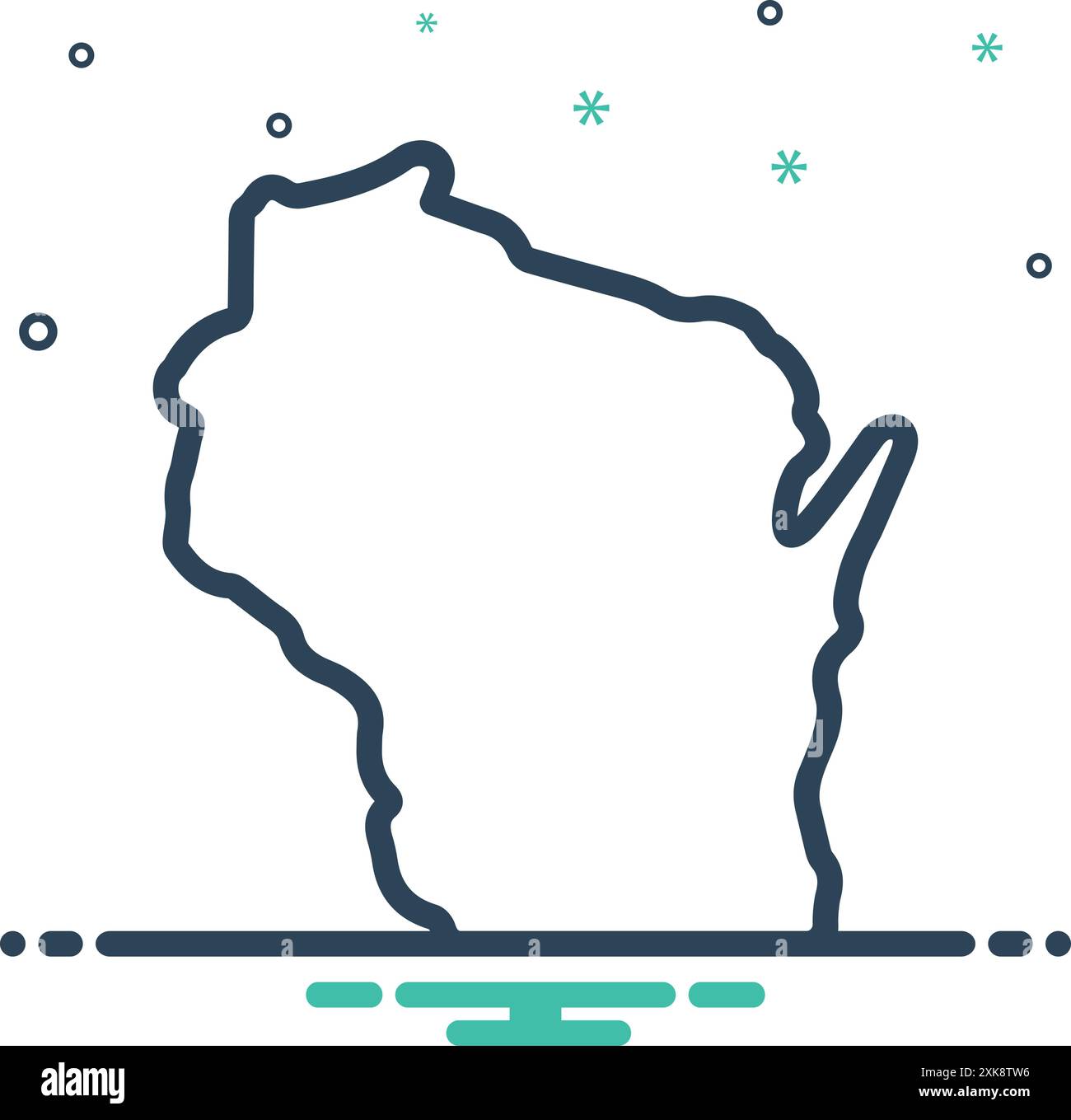 Milwaukee icon Stock Vector Images - Alamy