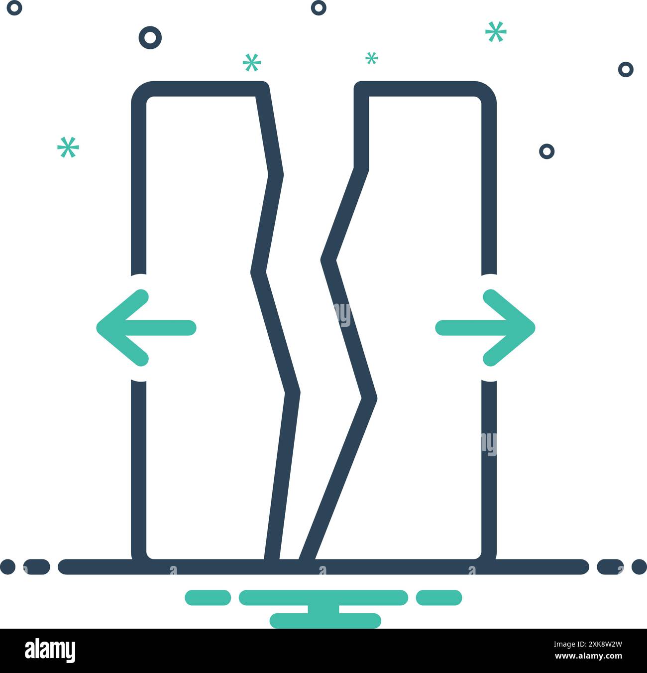 Icon for split,divided Stock Vector Image & Art - Alamy