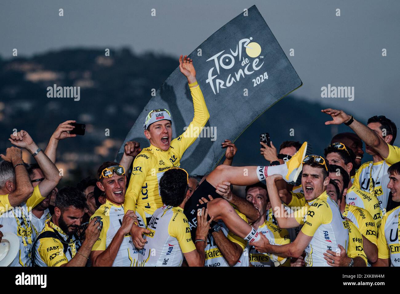 Nice, France. 21st July, 2024. Cycling - 2024 Tour de France - Stage 21 ...
