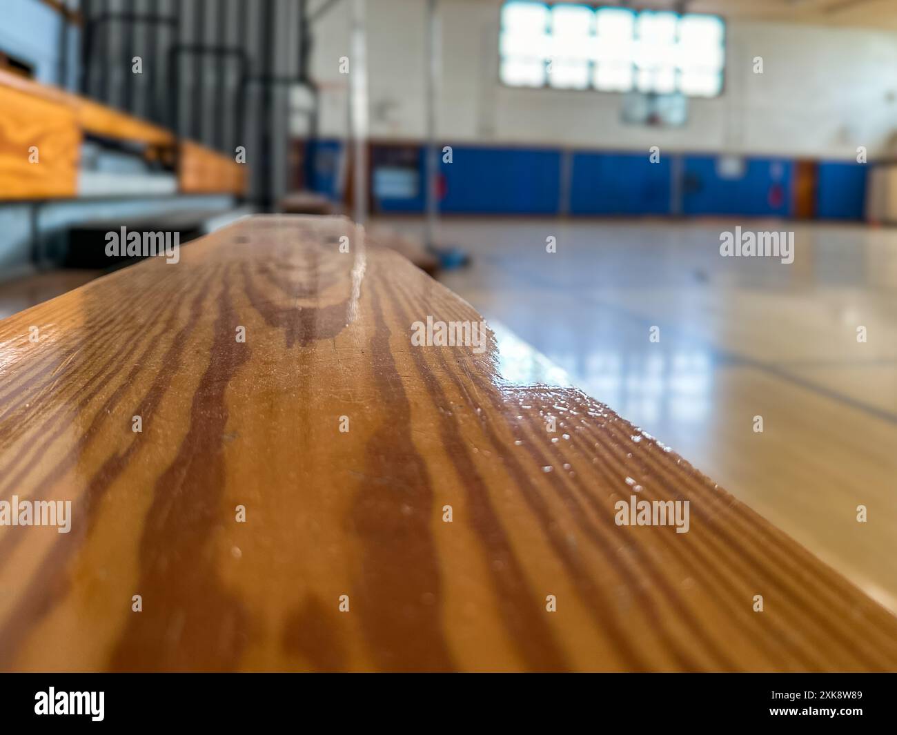 Empty basketball court in gymnasium hi-res stock photography and images ...