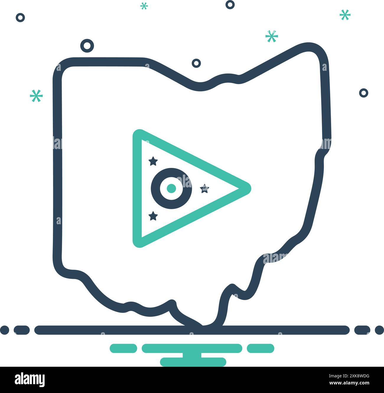 Icon for ohio,map Stock Vector Image & Art - Alamy