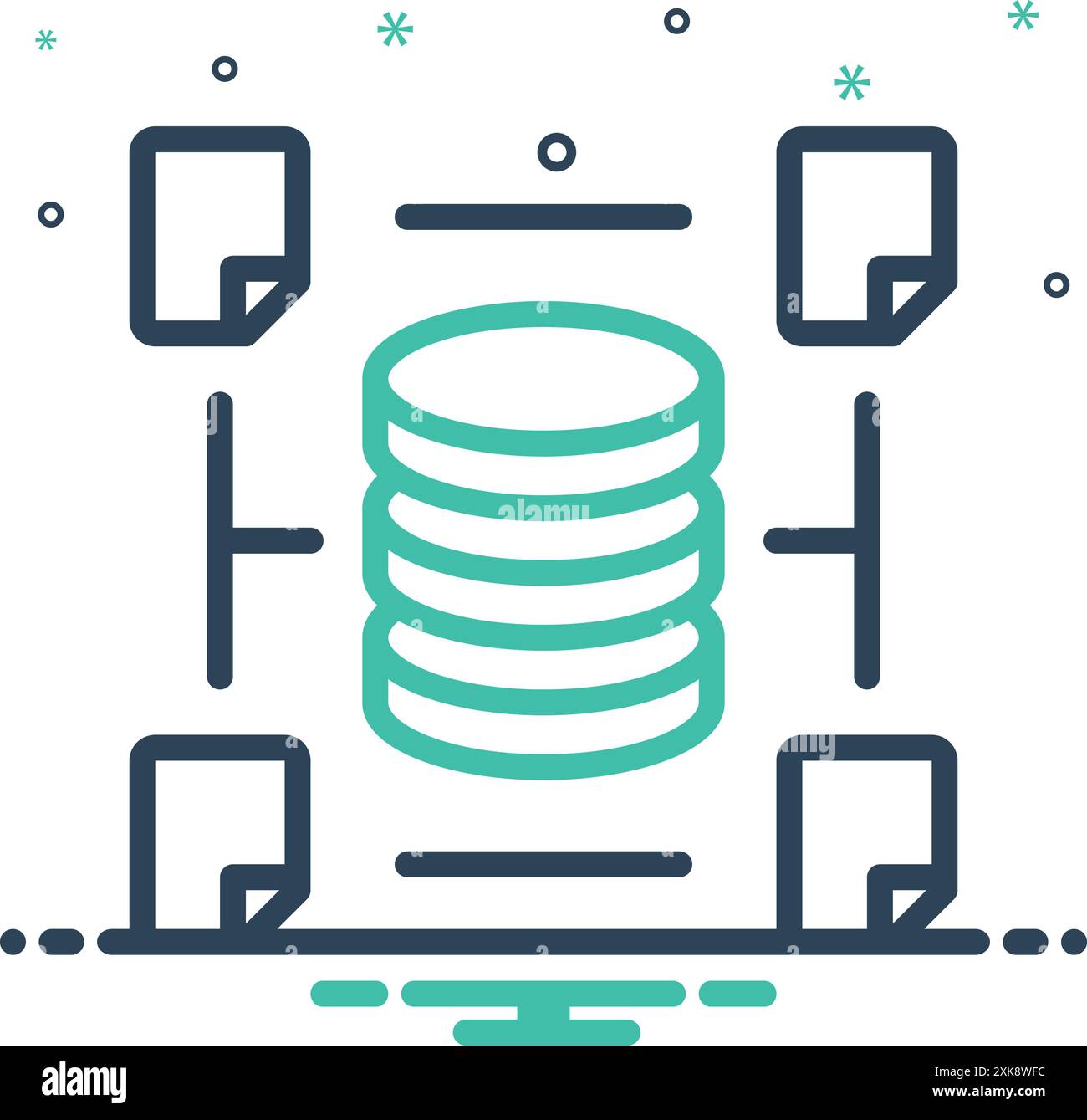 Databases logo Stock Vector Images - Alamy