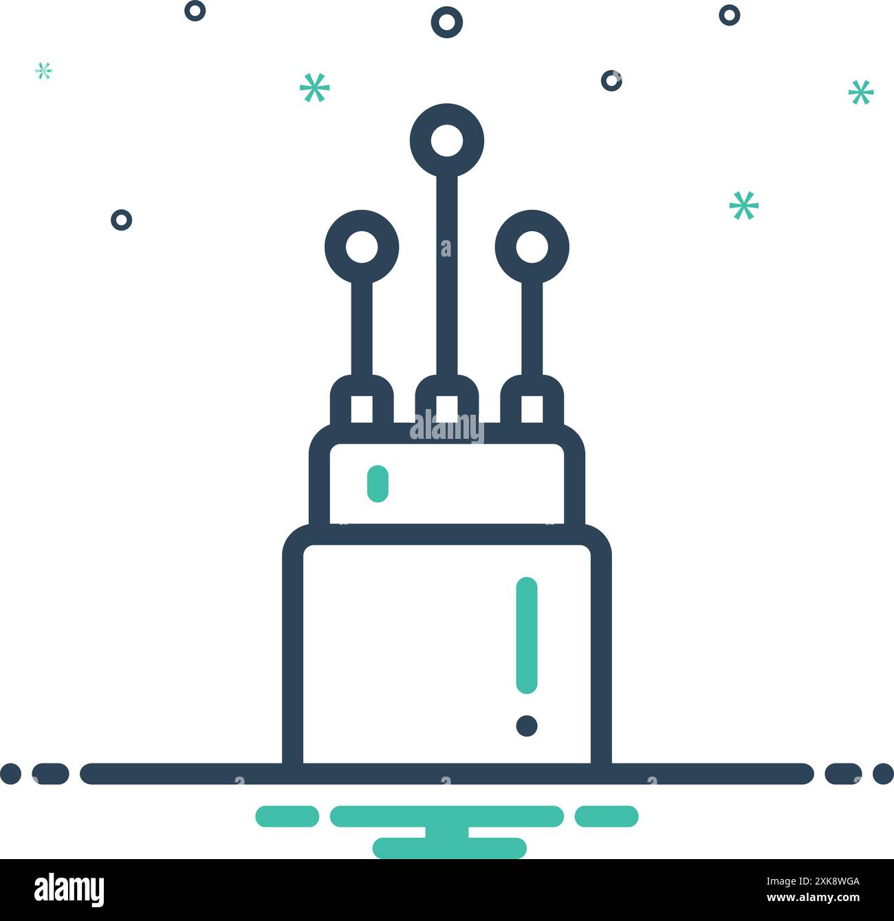 Icon for fibre,cable Stock Vector Image & Art - Alamy