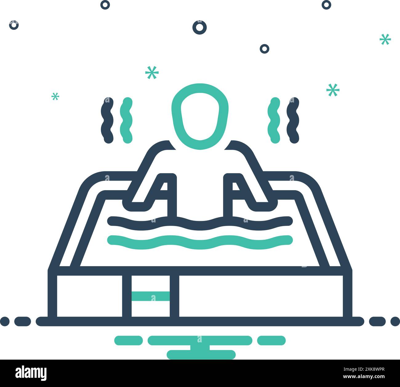 Swim spas Stock Vector Images - Alamy