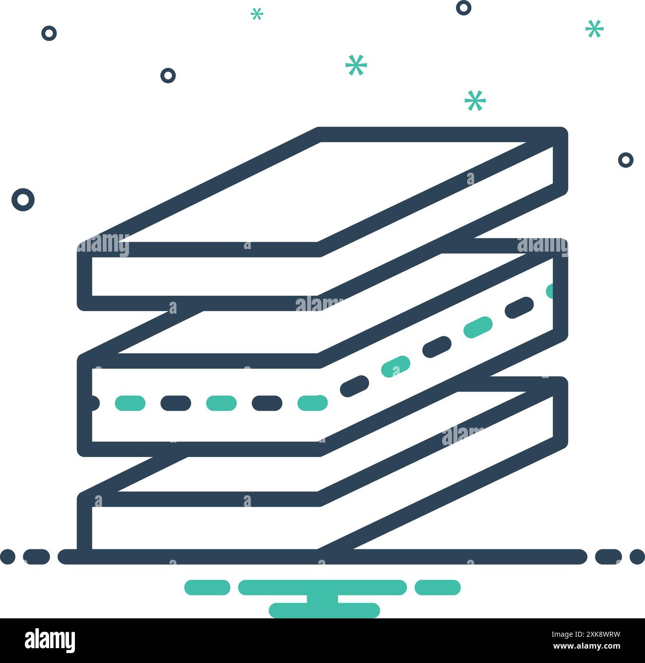 Icon for layers,flake Stock Vector Image & Art - Alamy