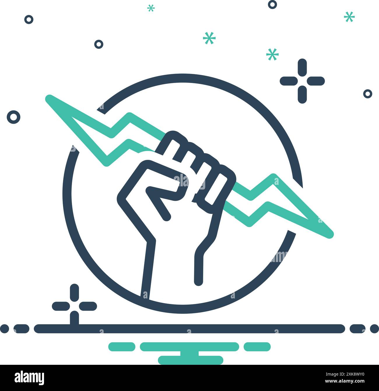 Icon for powers,punch Stock Vector Image & Art - Alamy