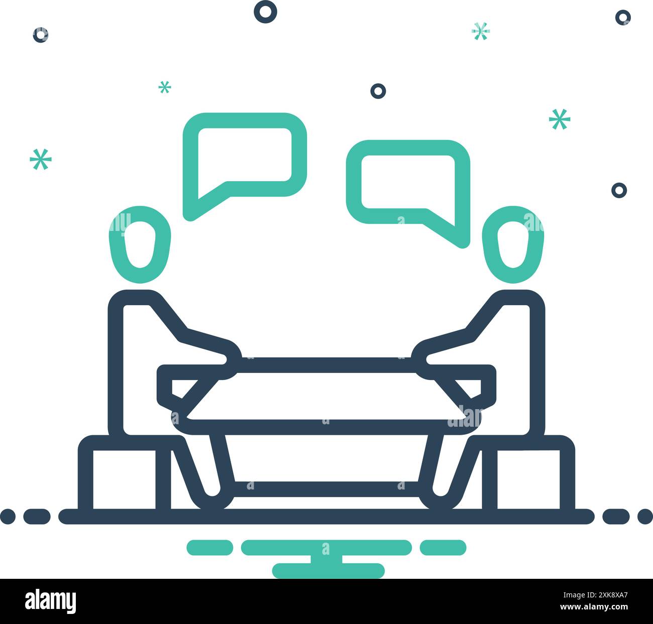 Icon for discuss,dissert Stock Vector Image & Art - Alamy