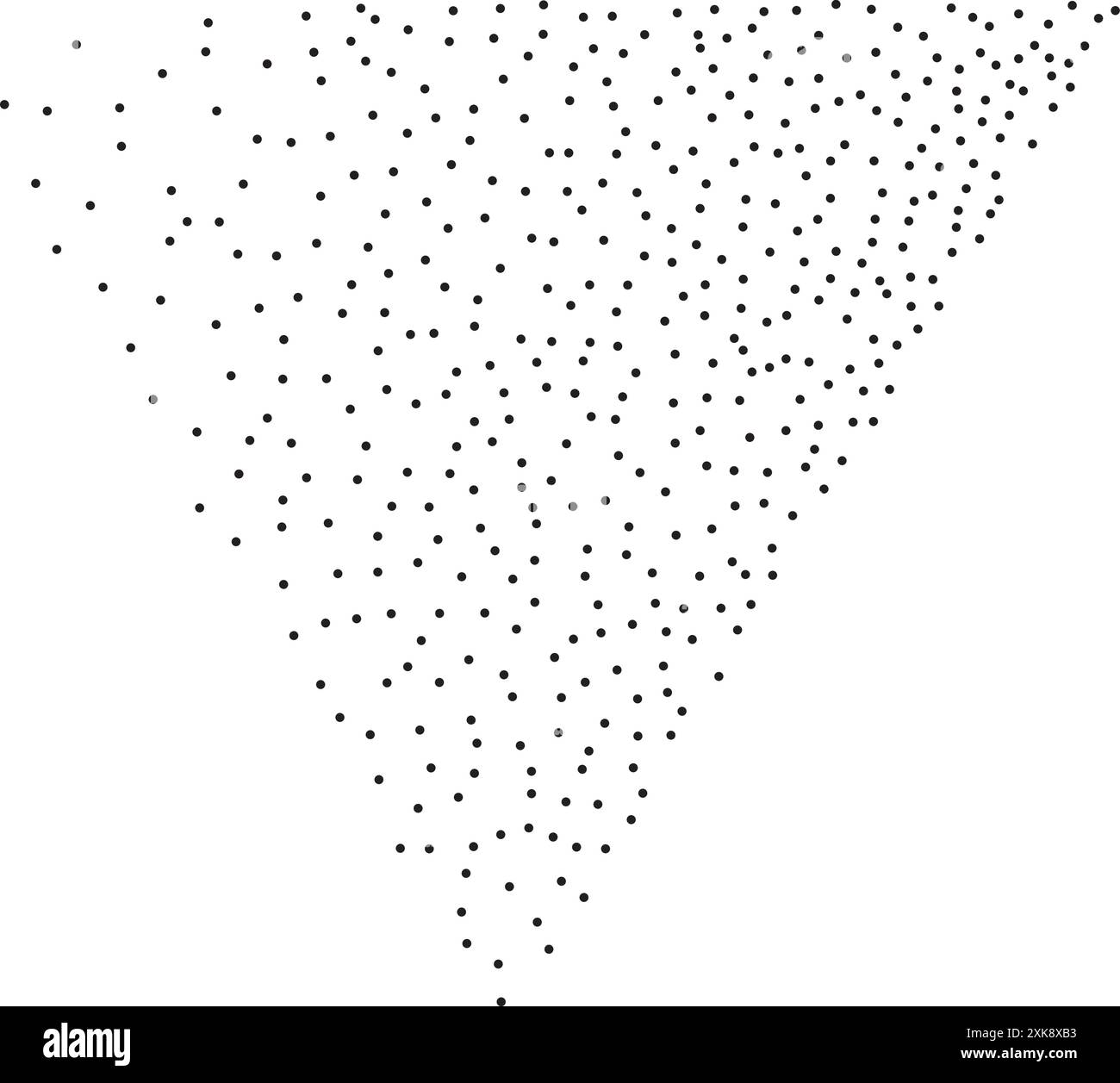 Abstract black stipple spray Cut Out Stock Images & Pictures - Alamy