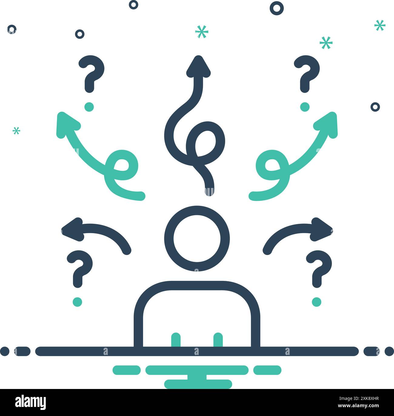 Question consideration Stock Vector Images - Alamy