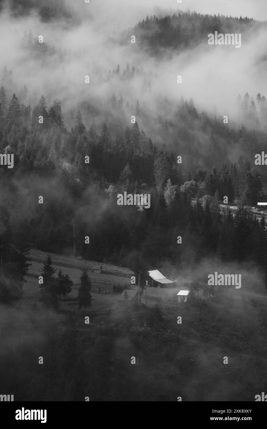 After storm mountains mist fog hi-res stock photography and images - Alamy