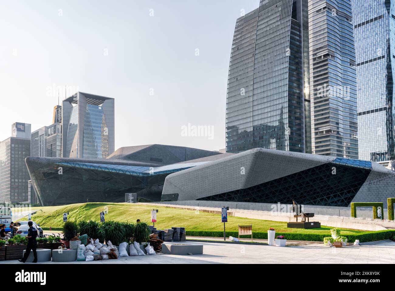 Amazing view of the Guangzhou Opera House, China Stock Photo - Alamy